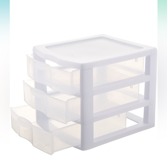 Sterilite Storage And Organization Sterilite Clearview 3 Drawer